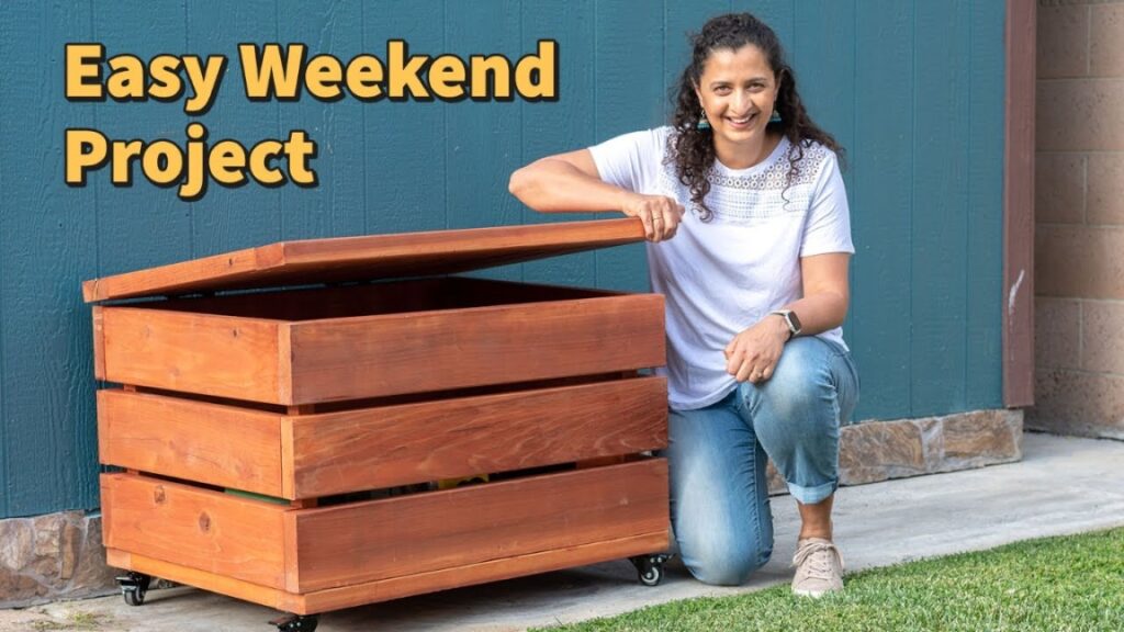 Build A Beautiful And Functional Wooden Outdoor Storage Box – Artourney